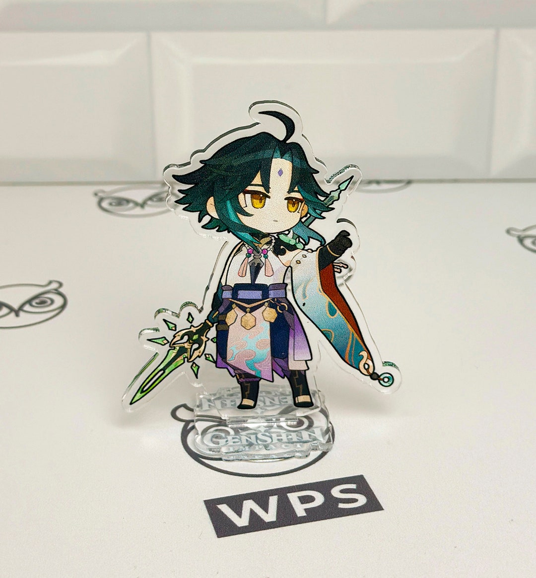 Genshin Impact Acrylic Stand Figure Xiao chibi - Etsy