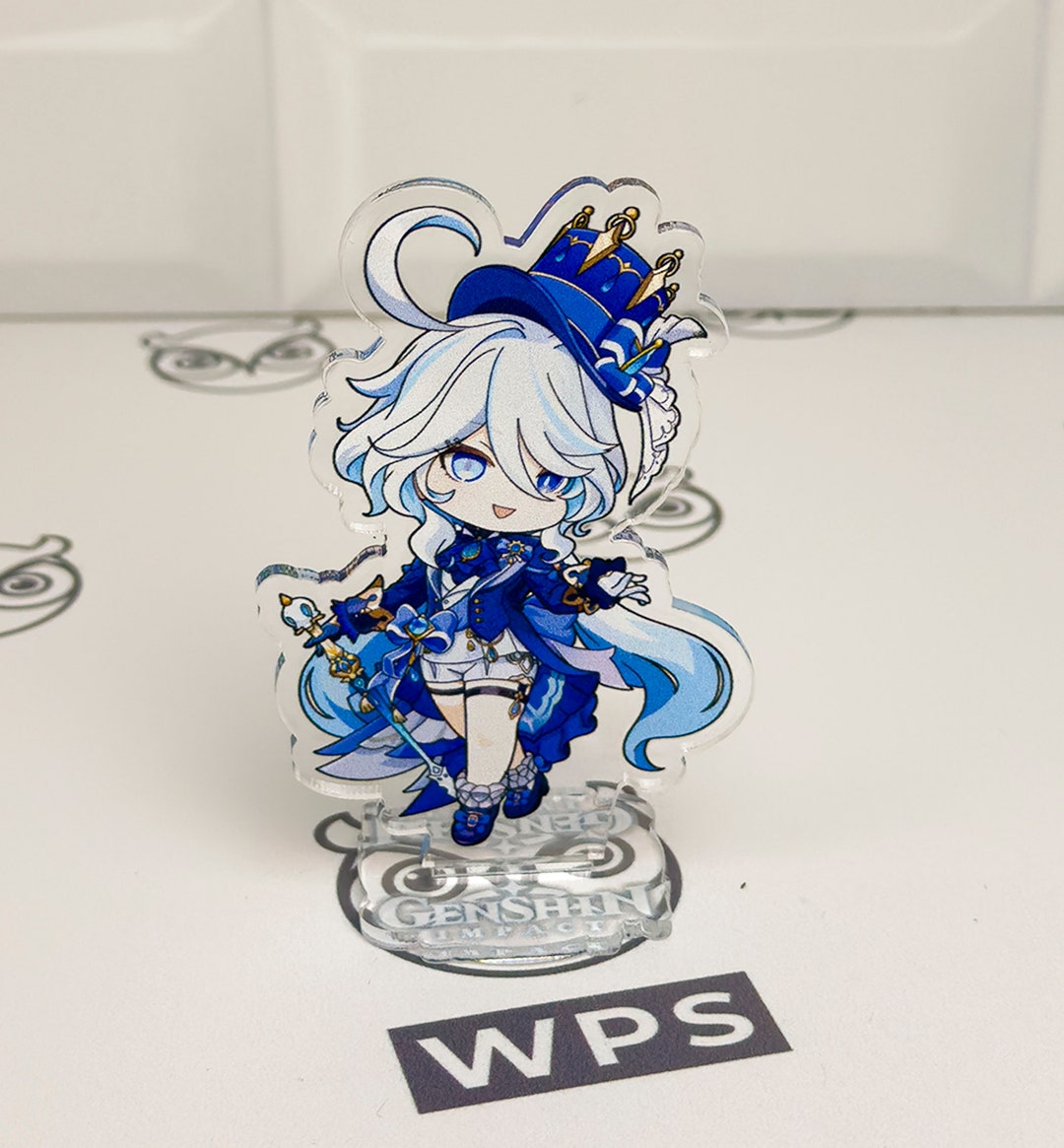 Genshin Impact Acrylic Stand Figure Furina chibi - Etsy