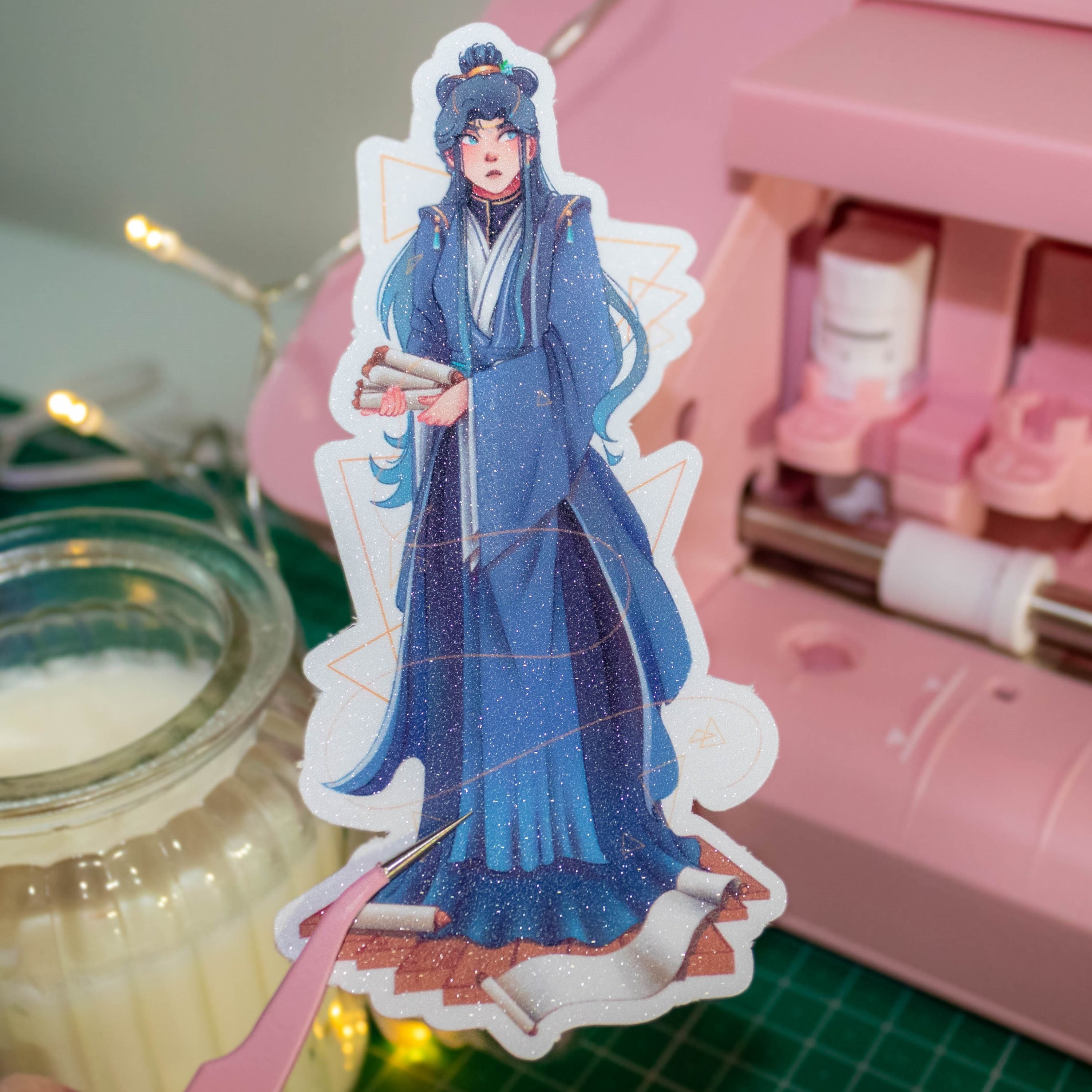 TGCF Glitter Holographic Stickers Heaven Official's - Etsy Singapore