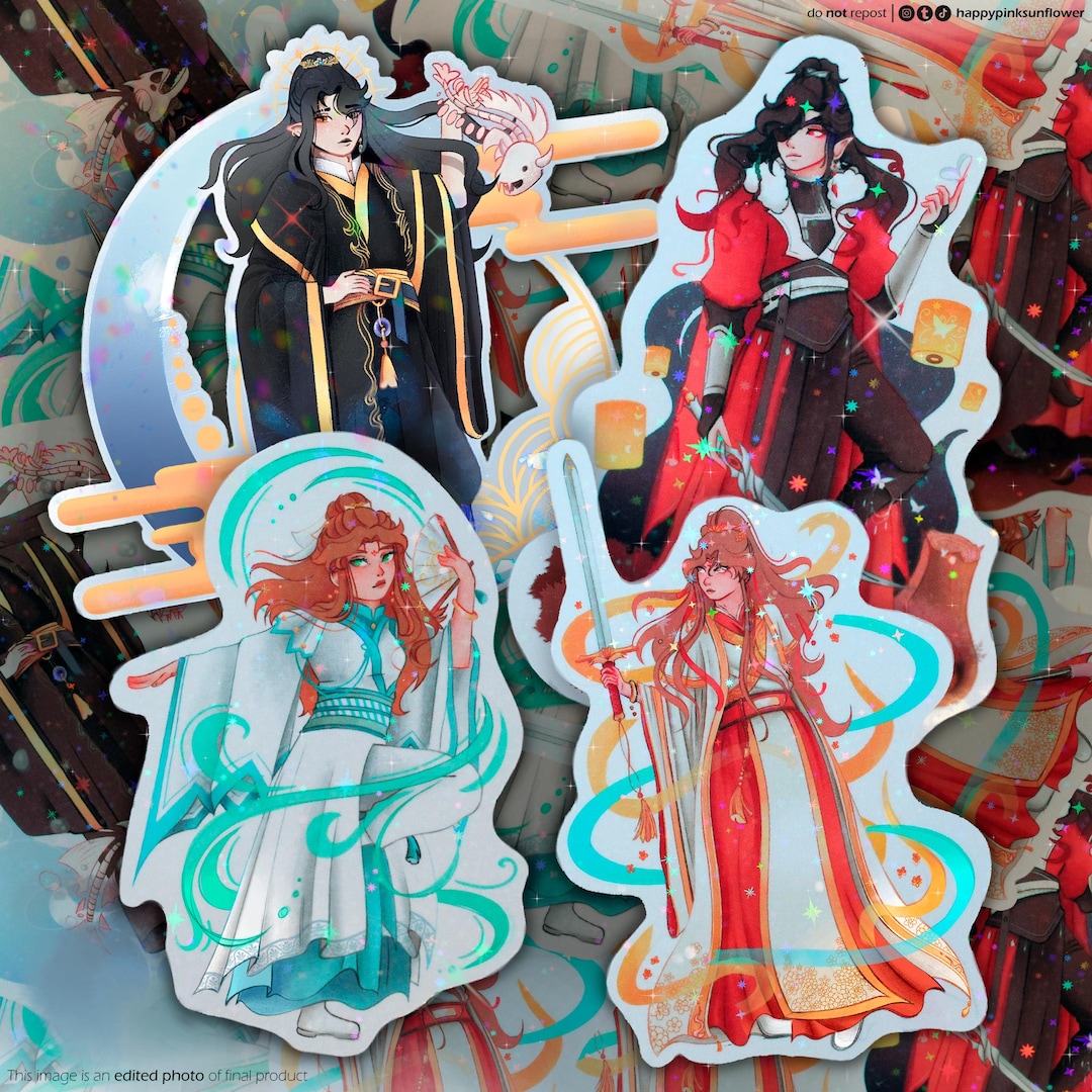 TGCF Star Holographic Stickers | Heaven Official's Blessing | MXTX ...