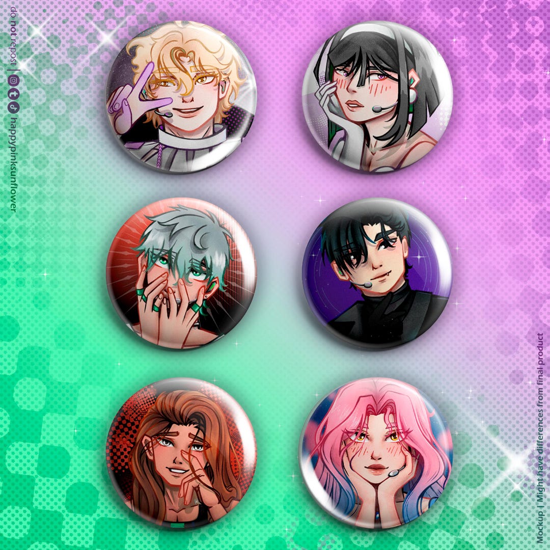 Alien Stage | Pins | Till, Ivan, Mizi, Hyuna, Sua and Luka - Etsy