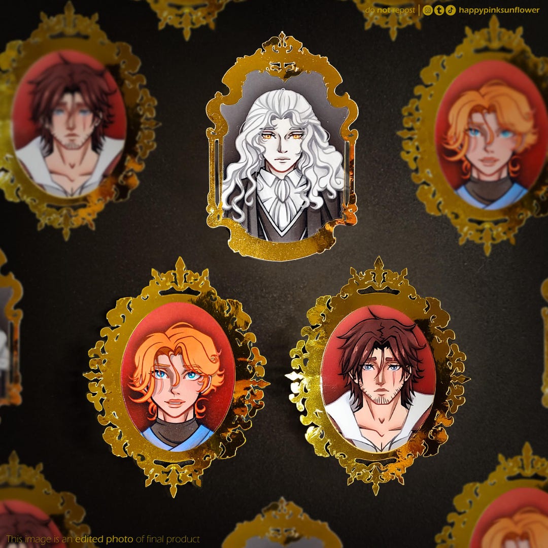 Castlevania Special Stickers | the Trio | Alucard, Sypha and Trevor ...