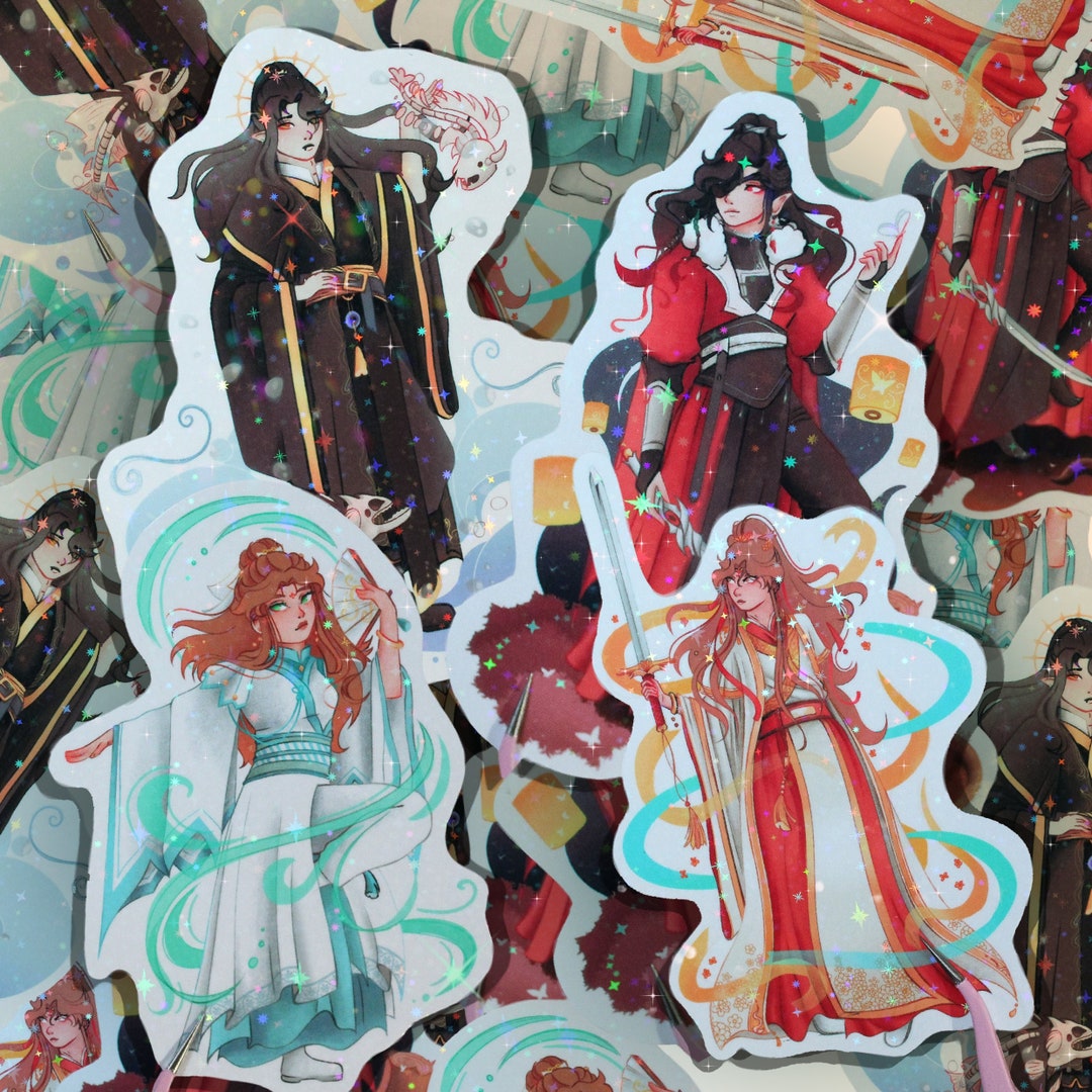TGCF Star Holographic Stickers | Heaven Official's Blessing | MXTX ...