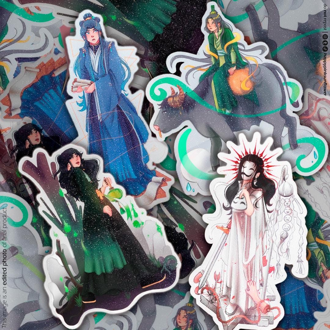 TGCF - Heaven Official's Blessing | MXTX Danmei | Glitter Texture ...