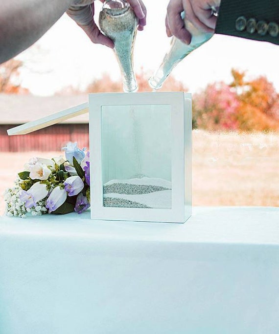 Wooden Sand Ceremony Shadow Box - Etsy