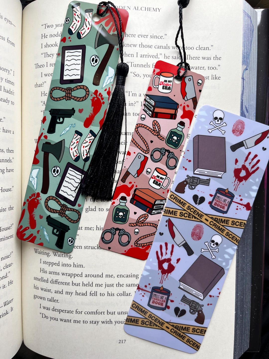 Murder Mystery Metal Bookmark, Sleuth Lover Gift - Etsy