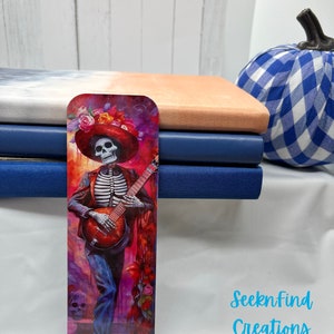 Dia De Los Muertos Bookmarks, Sugar Skull, Bookmarks, Laminated ...