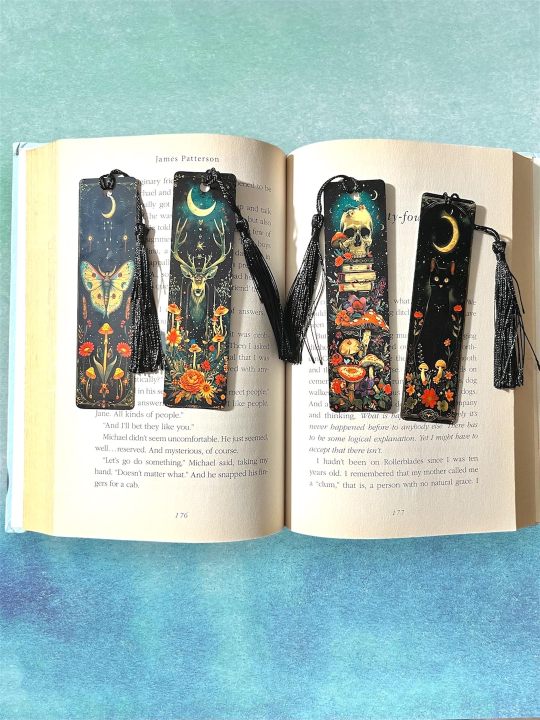 Dark Fantasy Bookmarks, Mini Bookmarks, Fantasy Bookmarks, Sublimated ...