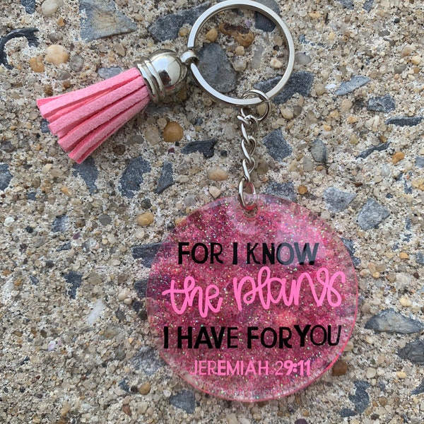 Bible Verse Keychain - Etsy