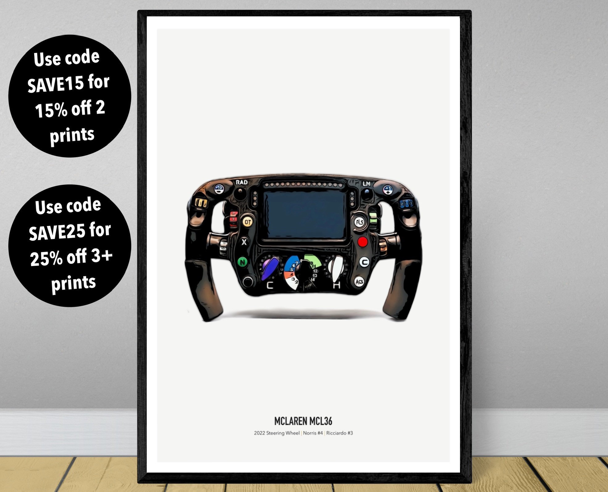 Mclaren F1 Steering Wheel 2022