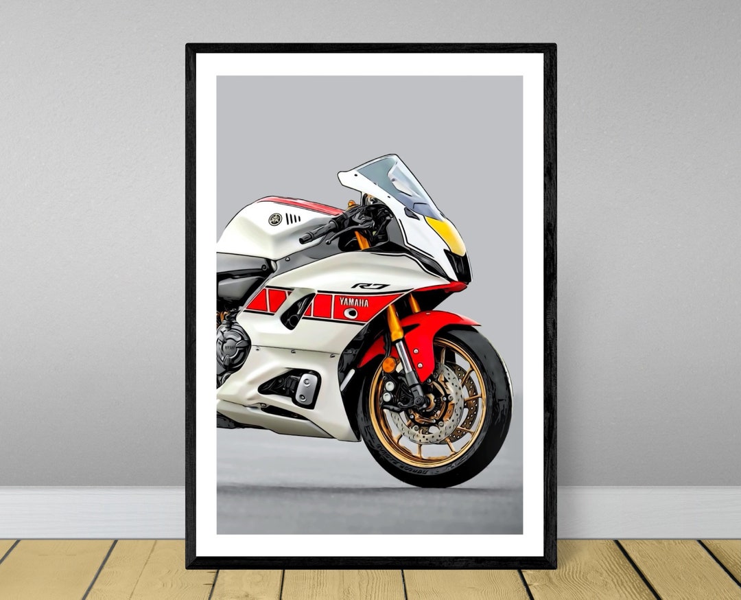 Yamaha R7 Poster Print Yamaha Poster Motorcycle Poster - Etsy