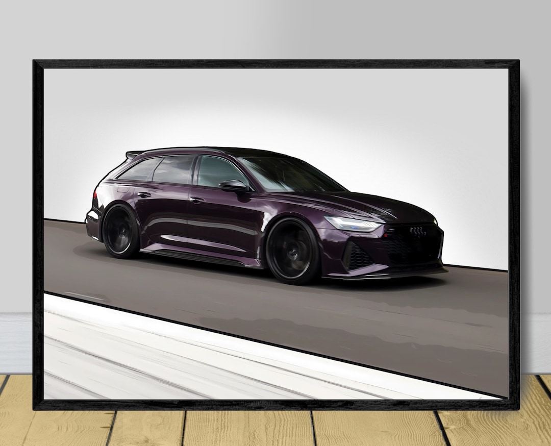 Audi RS6 Poster Print Audi RS6 Poster Audi RS6 Print Car - Etsy UK