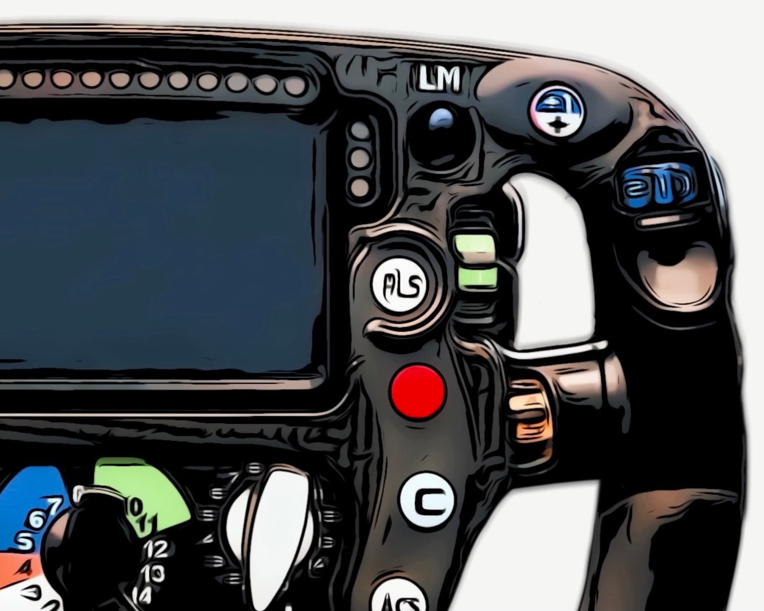 Mclaren F1 2022 MCL36 Steering Wheel Poster Print Formula 1 - Etsy