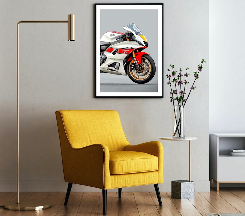 Yamaha R7 Poster Print Yamaha Poster Motorcycle Poster | Etsy