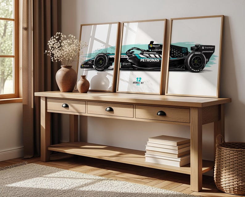 Mercedes W17 F1 Poster Set: 2026 Formula 1 Art Prints NOT FRAMED - Etsy UK