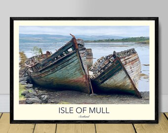Isle of Mull Poster - Etsy