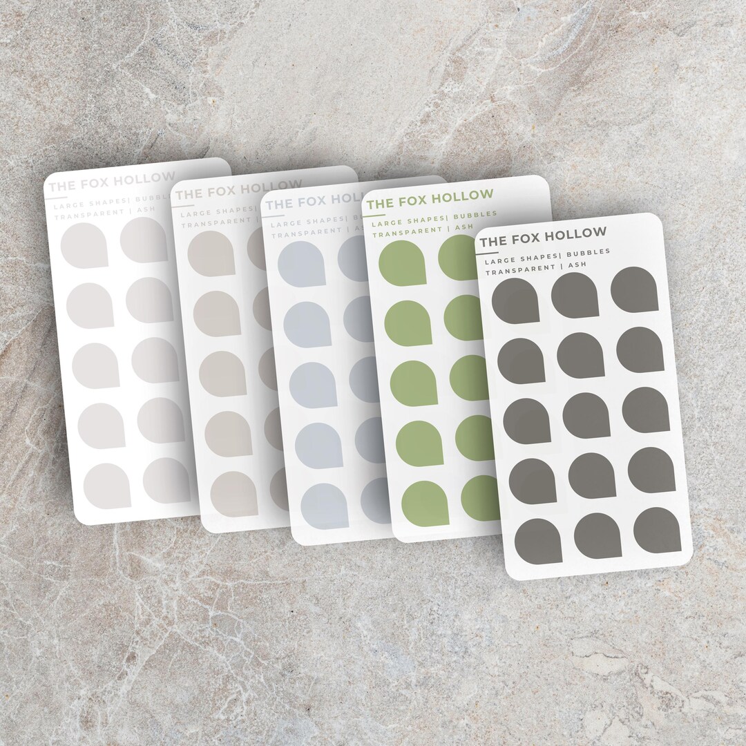 Large Drop Highlight Planner Stickers Sheet Personalized Planner ...