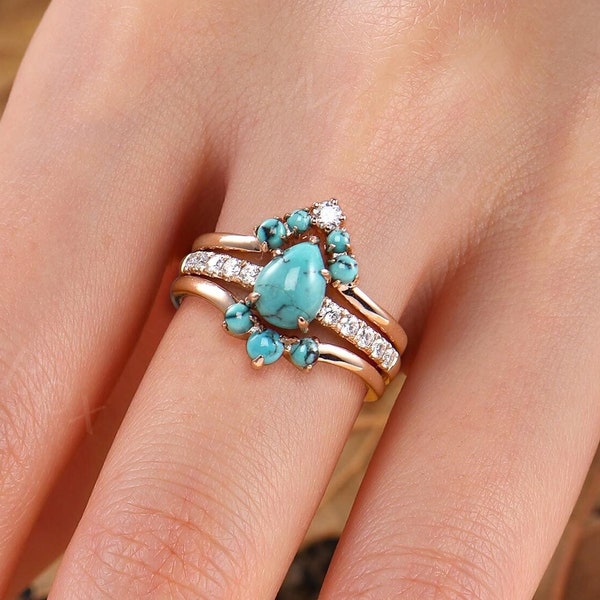 Turquoise Engagement Ring - Etsy