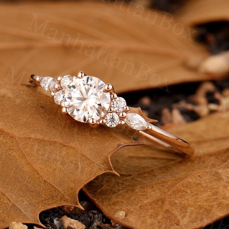 Antique Moissanite - Etsy