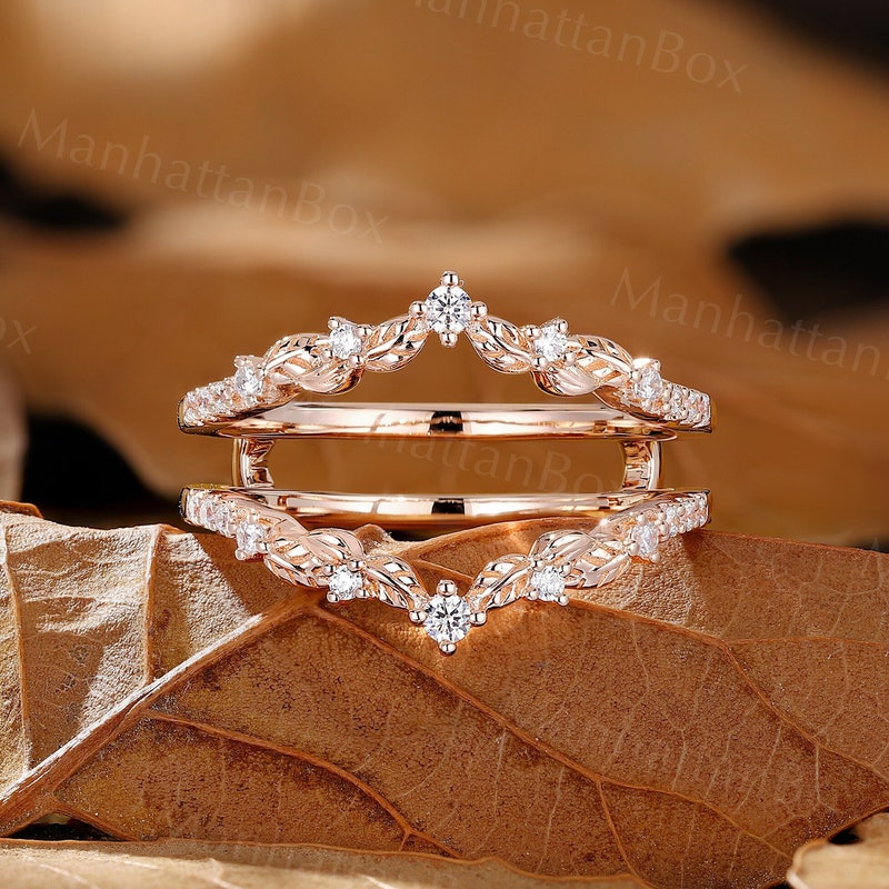 Rose Gold Enhancer Ring - Etsy