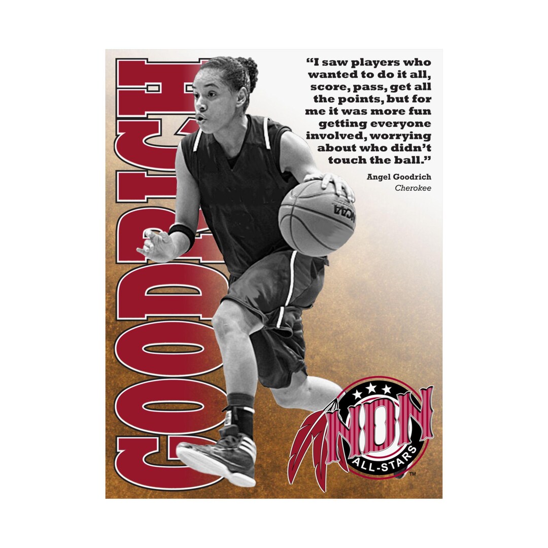 NDN All-star #15 - Angel Goodrich Poster - Etsy