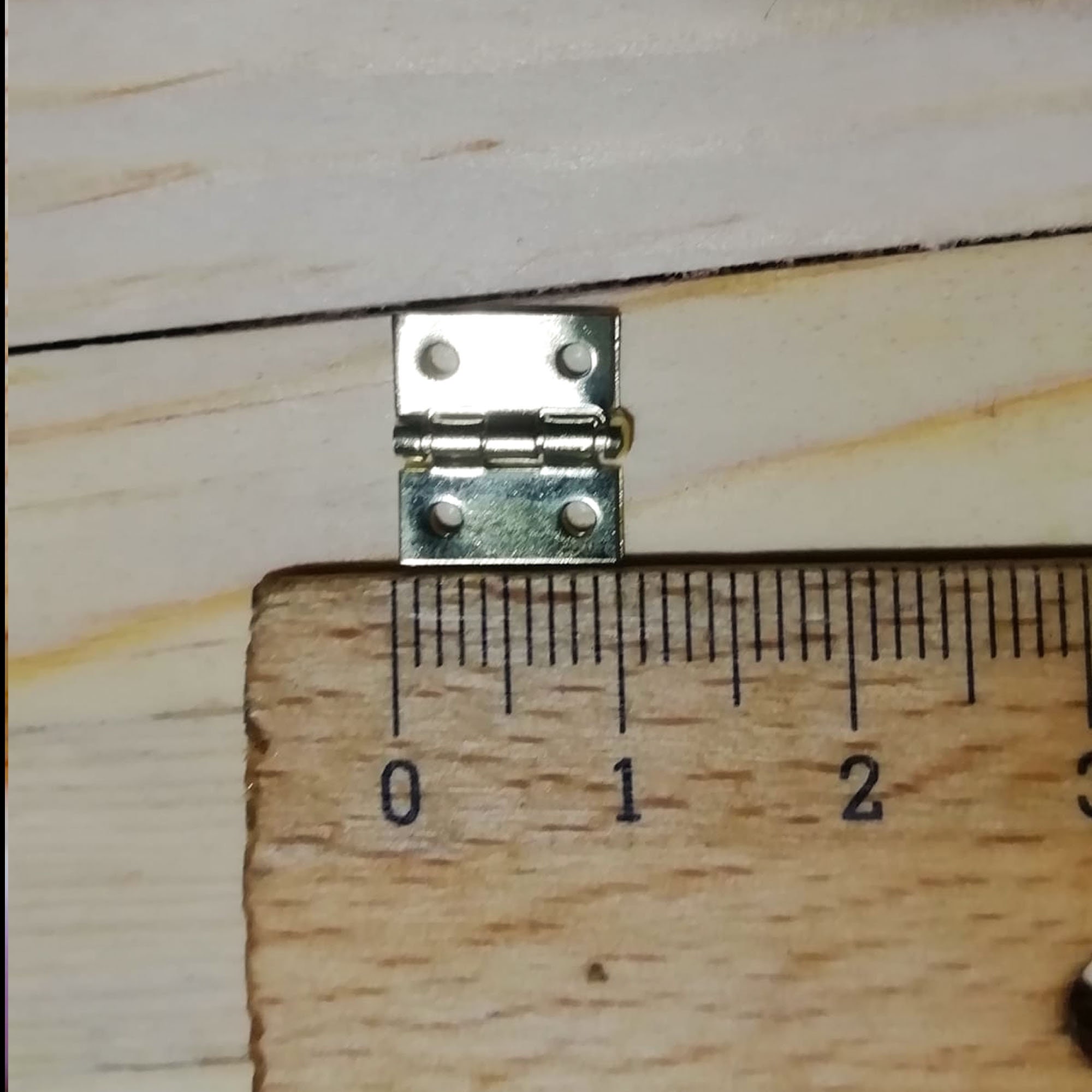 Mini Hinges Small Jewelry Chest Box Cabinet Hinges Folding Butt Hinges ...