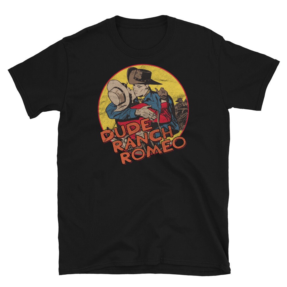 Dude Ranch Romeo Vintage Western Romance Comic Book T-shirt - Etsy