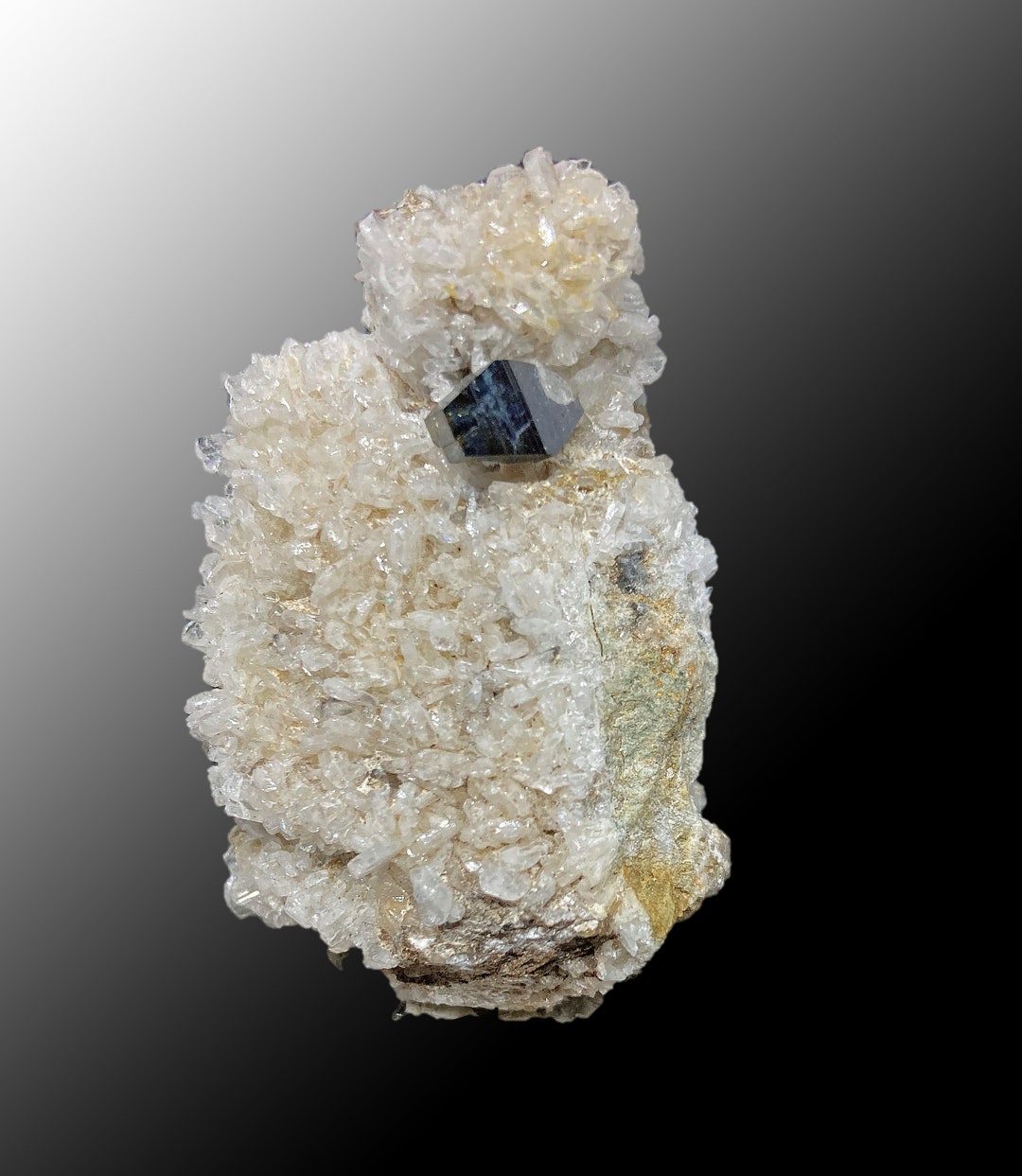 Metallic Anatase Crystal on Matrix, Kharan Distrct Pakistan, Rocks ...