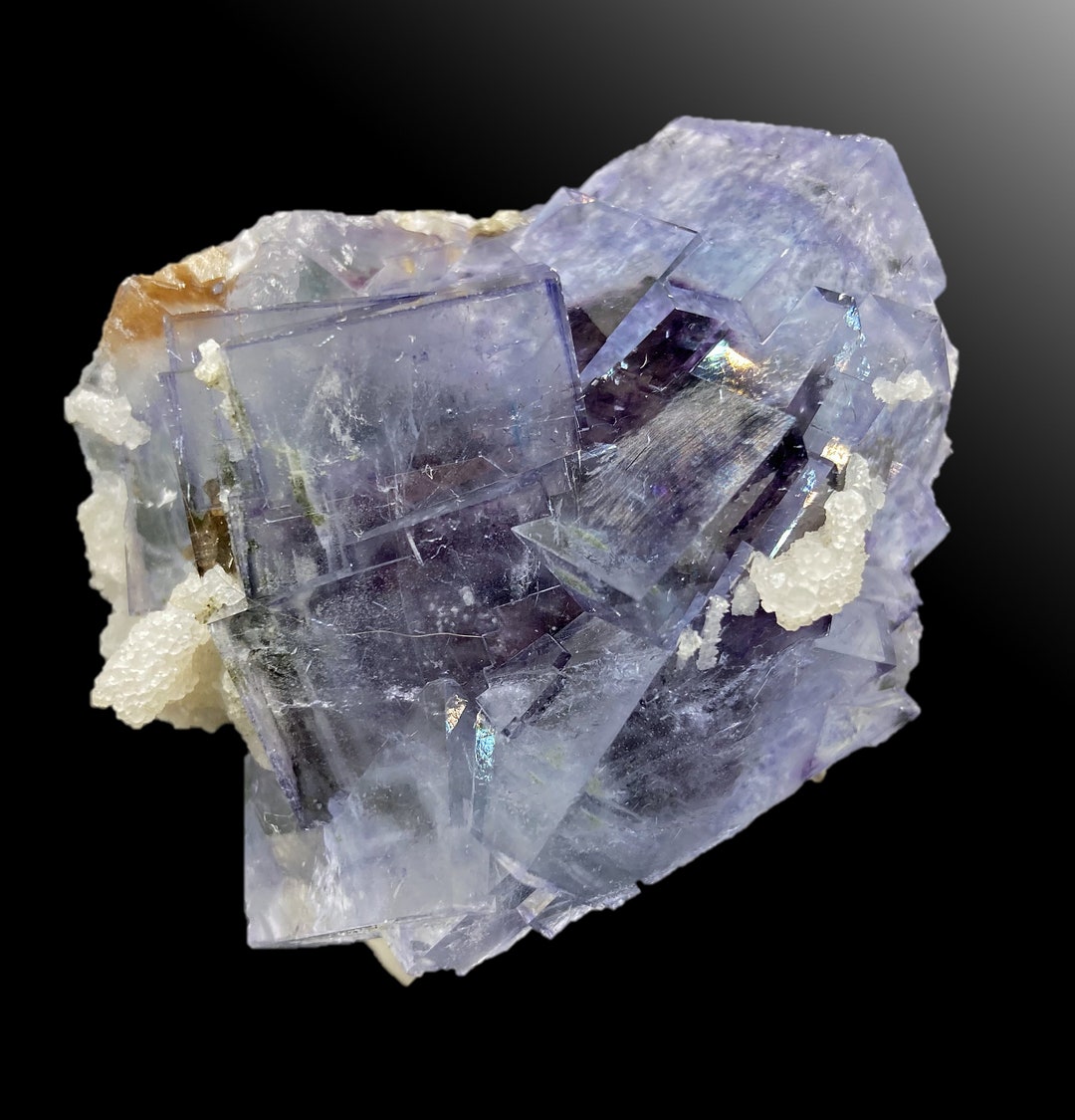 Translucent Purple-blue Phantom Gem Fluorite Yaogangxian Mine, Chenzhou ...