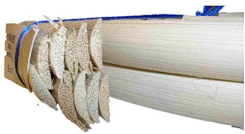 1 Pound Coil of Flat Oval Reed for Basket & Seat Weaving, Natural Color ...