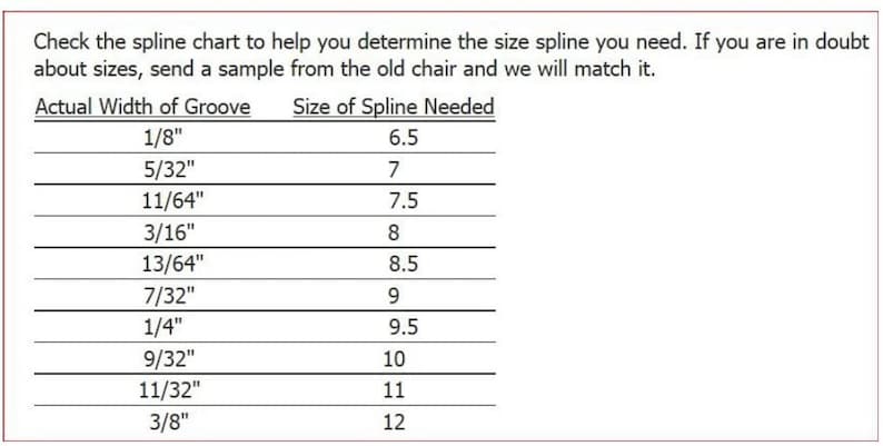 Spline for Cane Chairs, Reed Fits Into the Groove. Size 6.5-10. 6 Foot ...