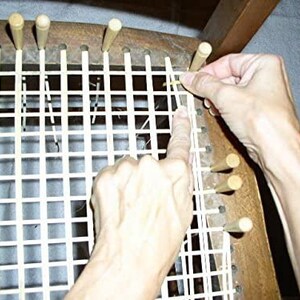 Complete Seat Caning Kit, Includes 270' of Strand Cane, Awl, 12 Pegs ...