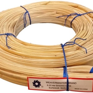 New 500' Hank of Binding Cane Binder 3 Sizes to Choose From, 4mm 5mm or ...