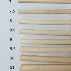 Spline for Cane Chairs, Choose Your Size #6.5 to #10, Price is per 6 ...