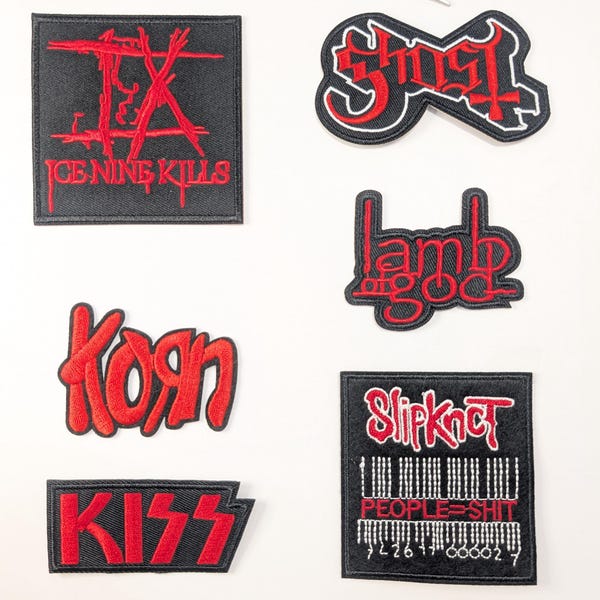 Metal Band Patches - Etsy