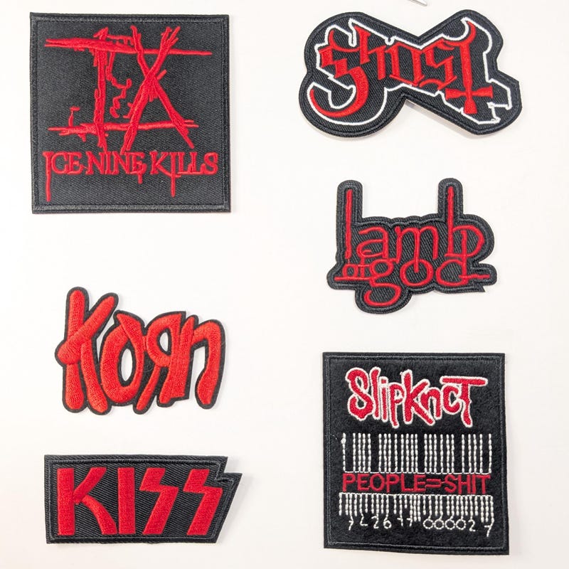 Metal Rock Band Patches - Etsy