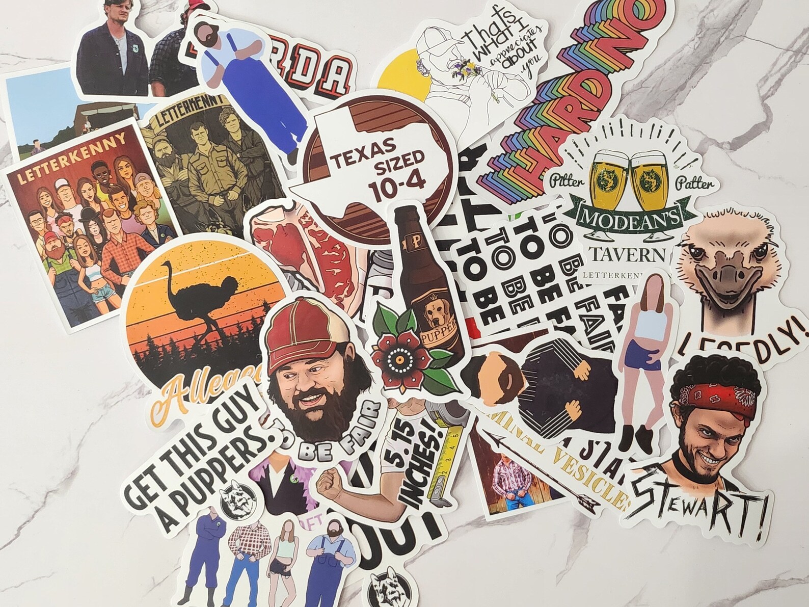 Letterkenny Inspired Stickers / Random Stickers / Surprise Stickers - Etsy