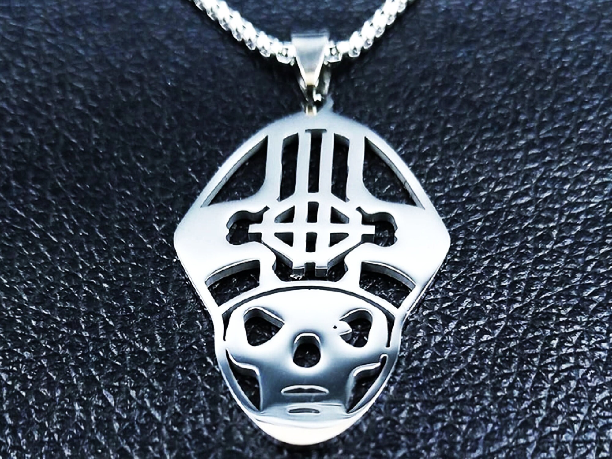 Ghost Papa Emeritus Grucifix Inverted Cross Occult Pentagram Stainless ...