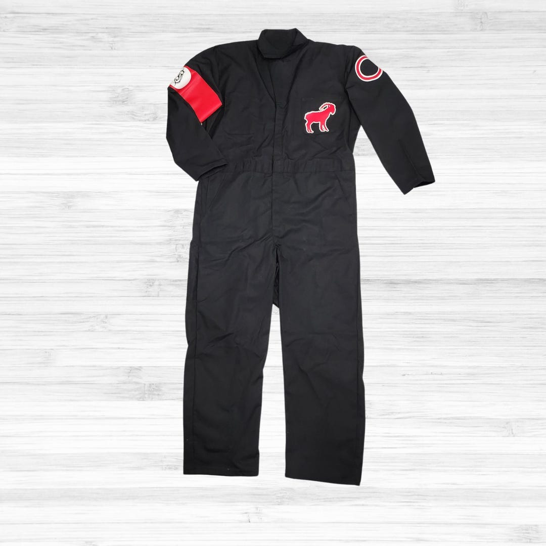 Iowa Black Jumpsuit Coverall Overall Uniform Cosplay Large - Etsy