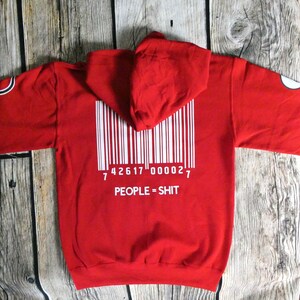 Slipknot Style Hoodie Iowa Goat Bar Code People Equal - Etsy