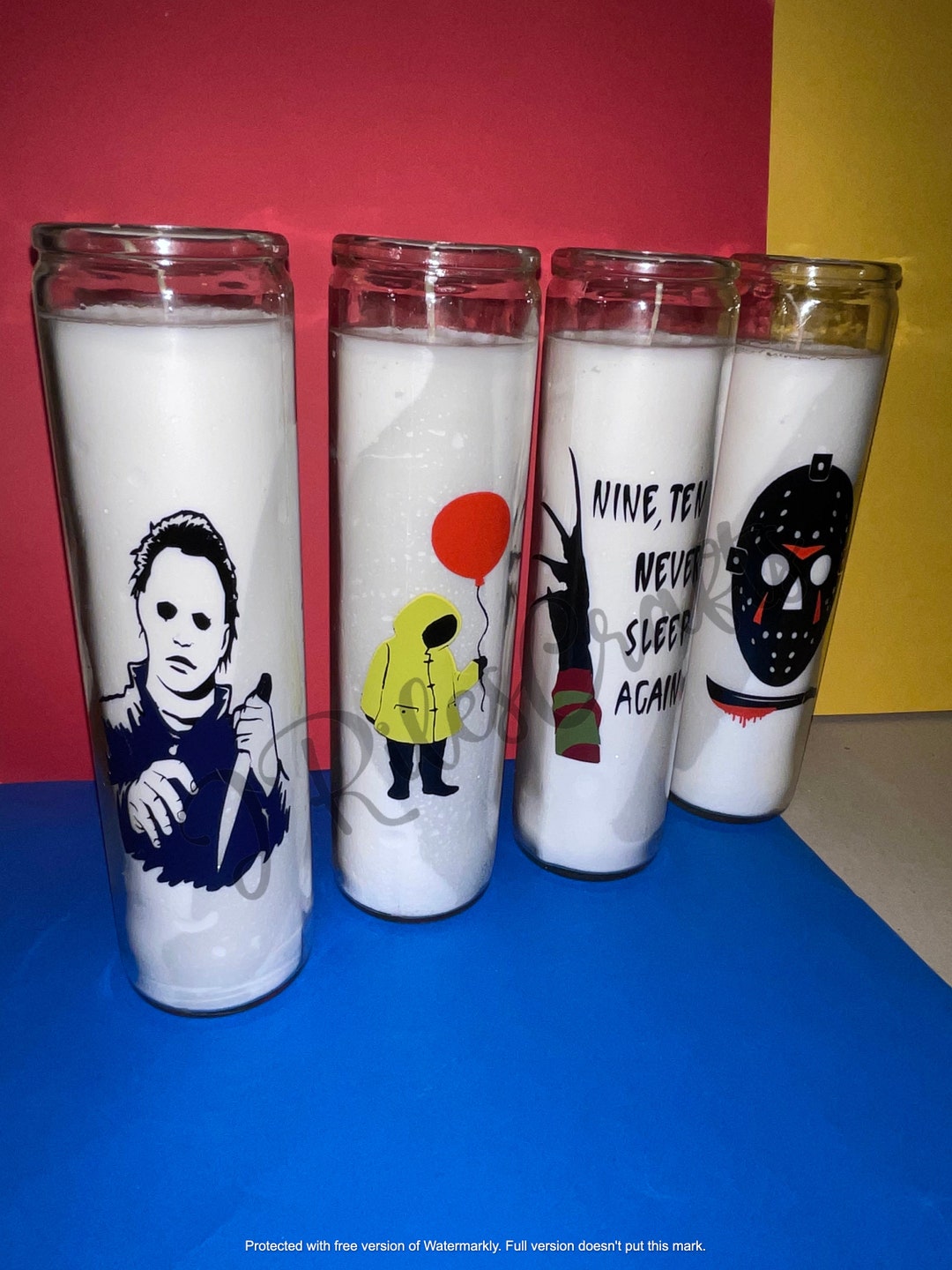 Halloween HORROR Candles - Etsy