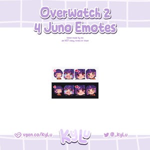Juno Overwatch 2 Emote Set for Twitch / Discord for Streamers - Etsy
