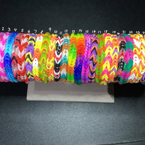 Friendship Rubberband Bracelet Loom Rubber Band Bracelets - Etsy