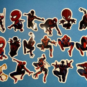 Spider Man Sticker Pack - Etsy