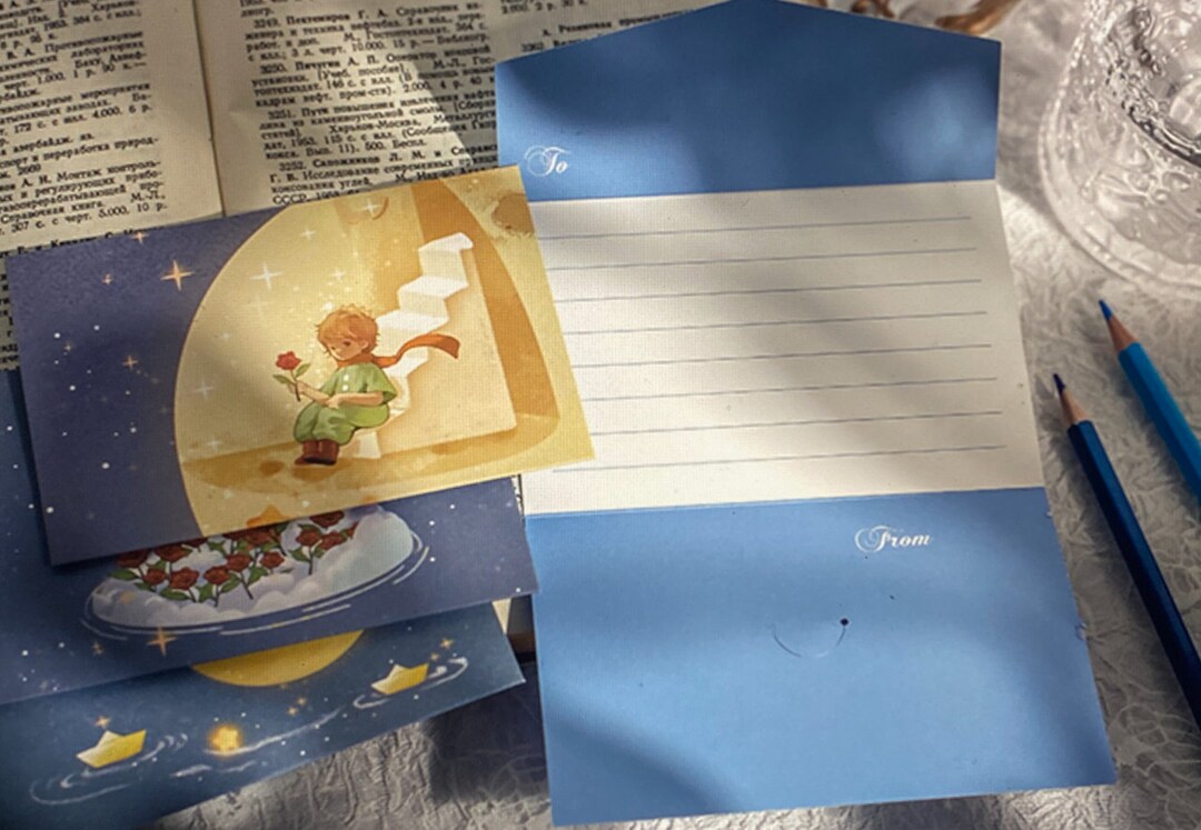 The Little Prince Greeting Card Set - Etsy