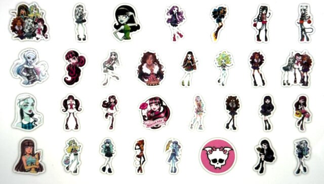 Monster High Sticker Pack - Etsy UK