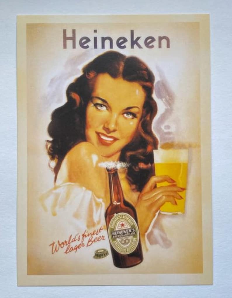 Vintage Style 1950s Advertising Poster Postcards - Etsy UK