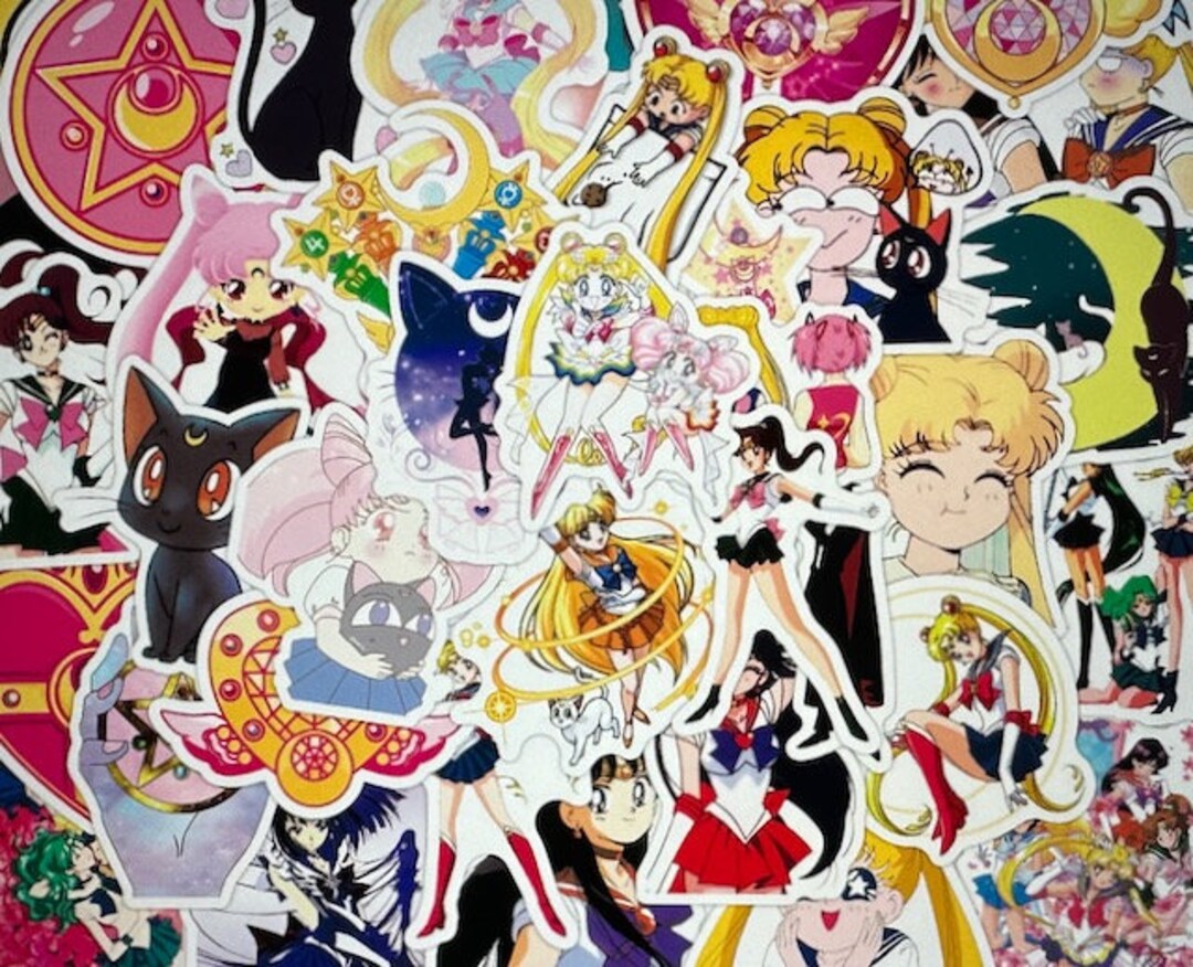 Sailor Moon Sticker Pack - Etsy UK