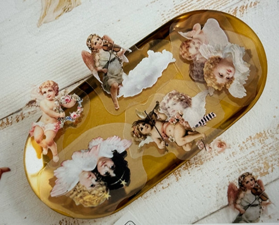 Vintage Angels Sticker Pack - Etsy