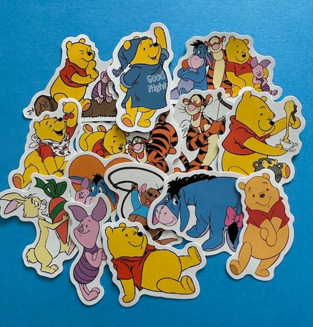 Pooh Bear Sticker Pack High Quality Glossy Finish - Etsy UK